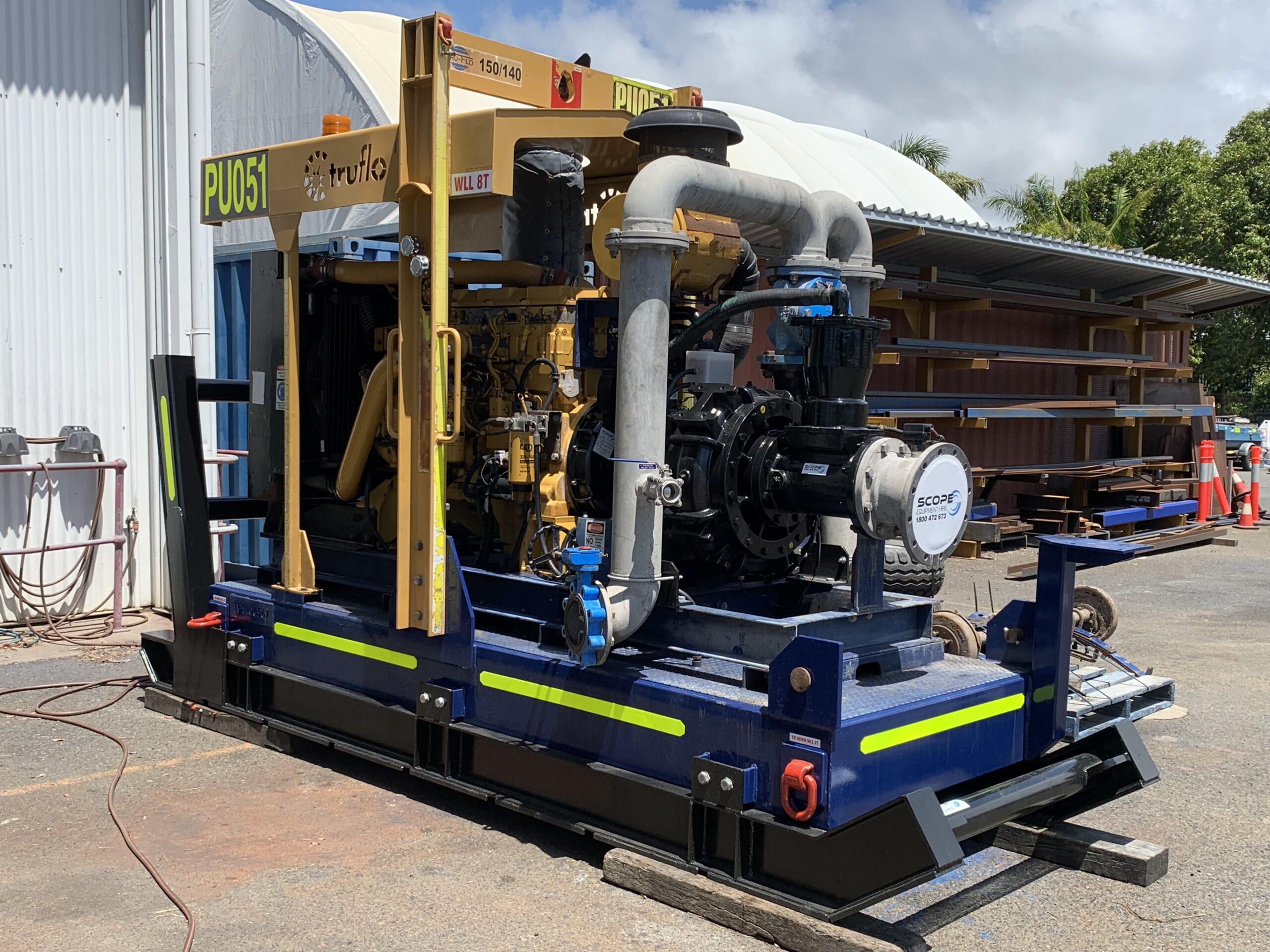 Pump trailer conversion build - Scope Hire